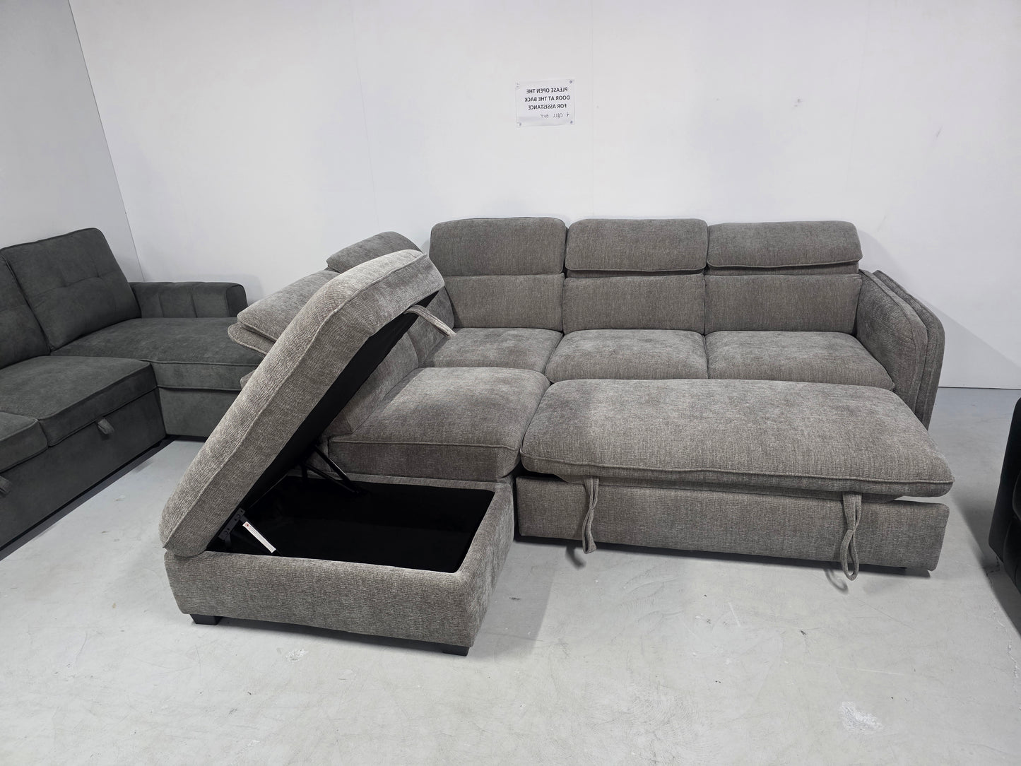 Melbourne Corner Lounge with Storage Chaise | Space-Saving Comfort